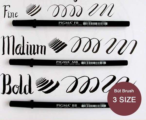 Bút Cọ Chuyên Nghiệp Pigma Brush Sakura Fine